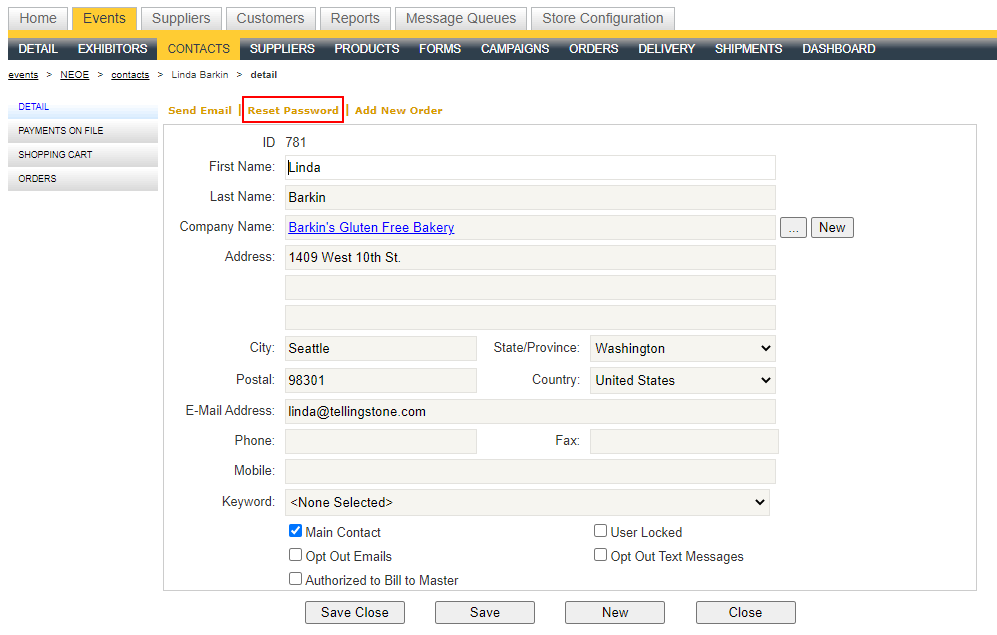 Customer Password Resets – Boomer Commerce