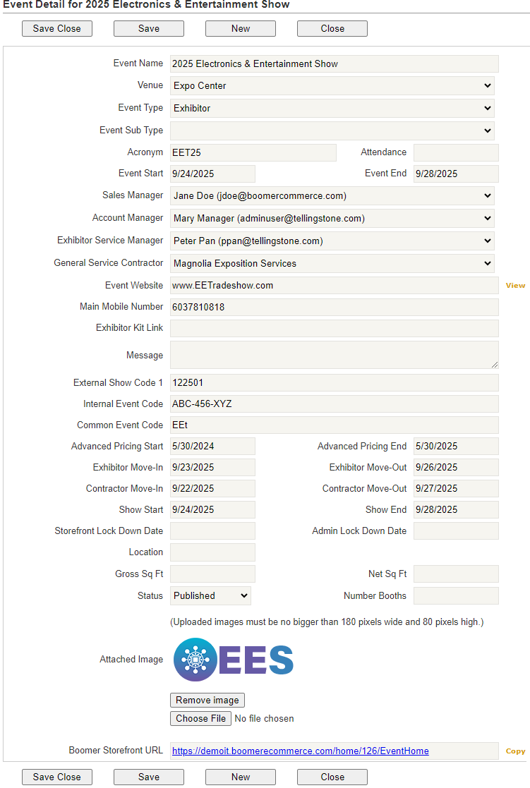 Event Detail – Boomer Commerce