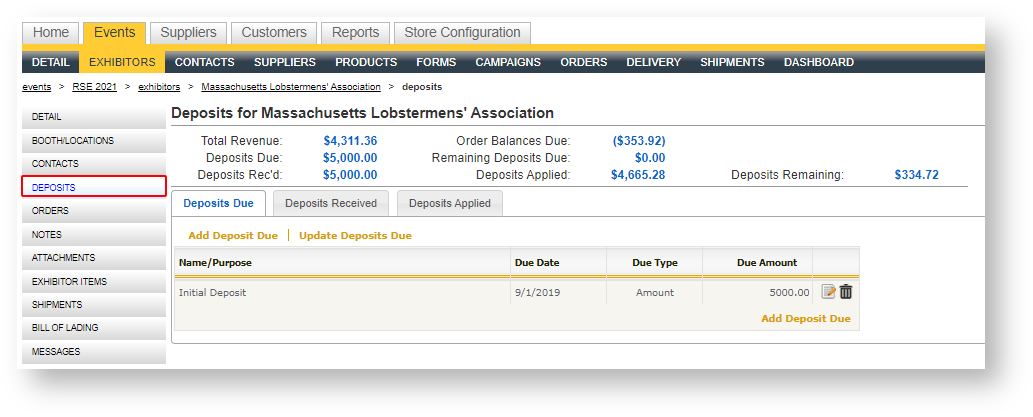 Deposits – Boomer Commerce