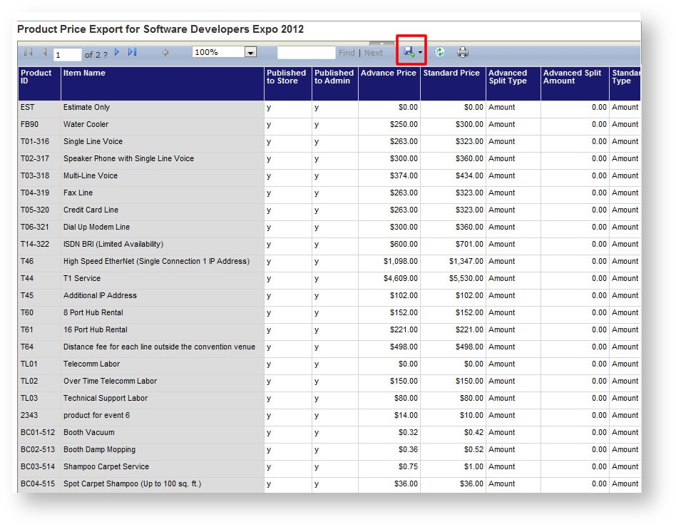 Edit Event Pricing – Boomer Commerce