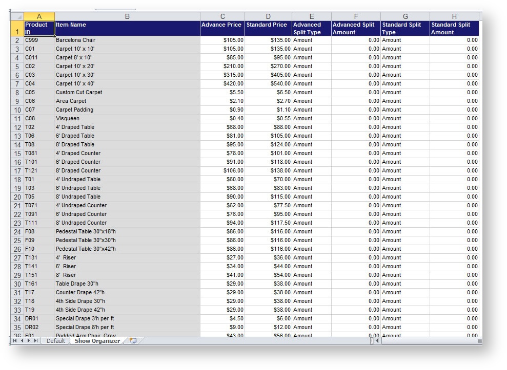 Edit Event Pricing – Boomer Commerce