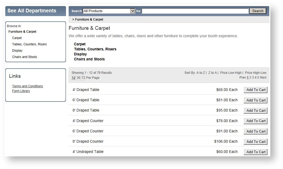 Navigation Categories – Boomer Commerce