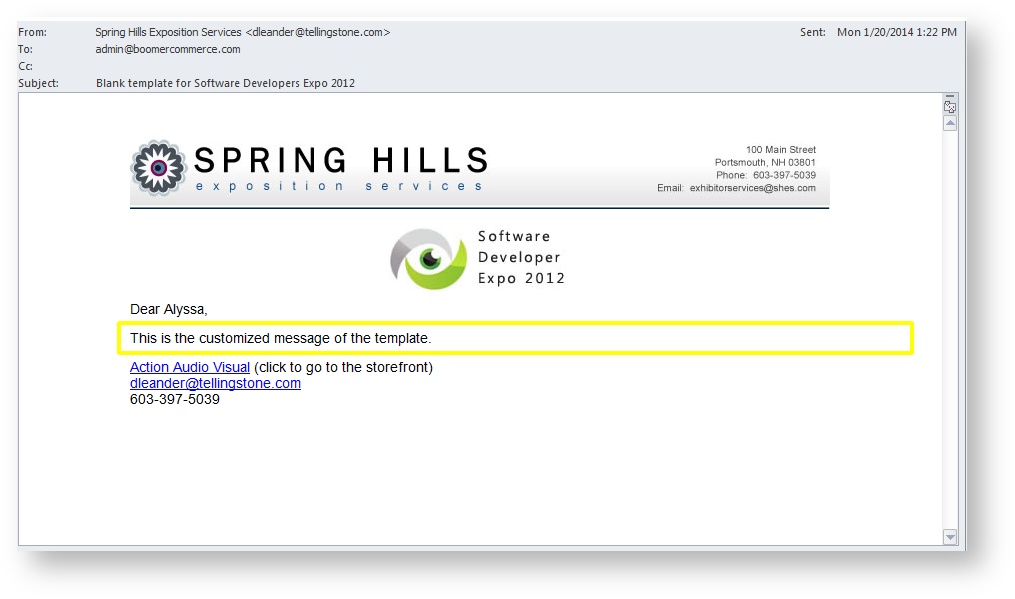 Customizing an Email Template – Boomer Commerce
