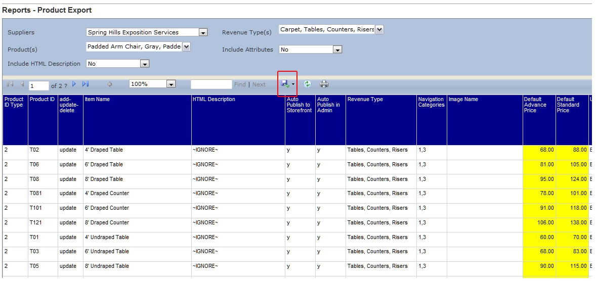 Product Export – Boomer Commerce
